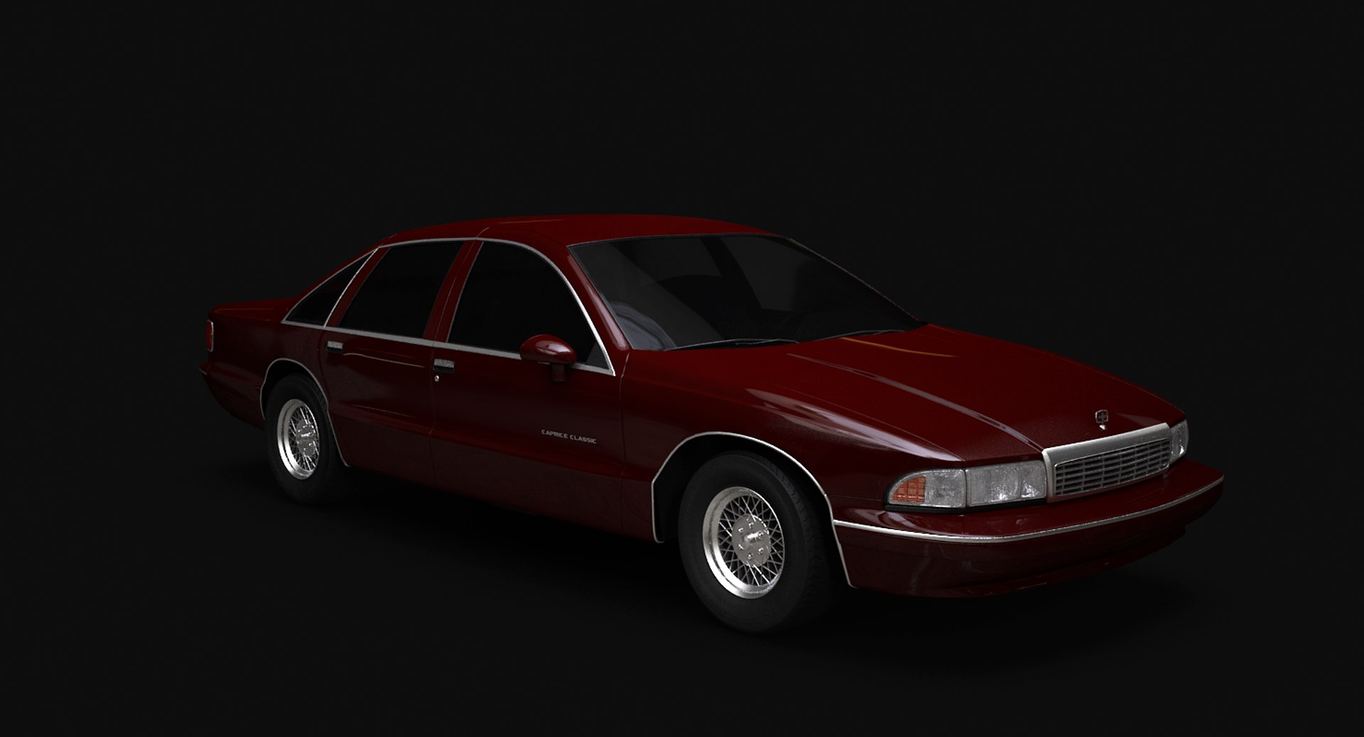3D Model Chevy Caprice Chevrolet - TurboSquid 1420263