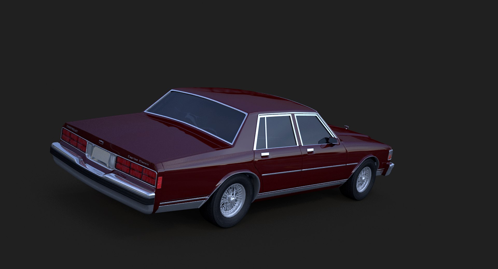 3D Model Chevy Caprice Chevrolet - TurboSquid 1420263