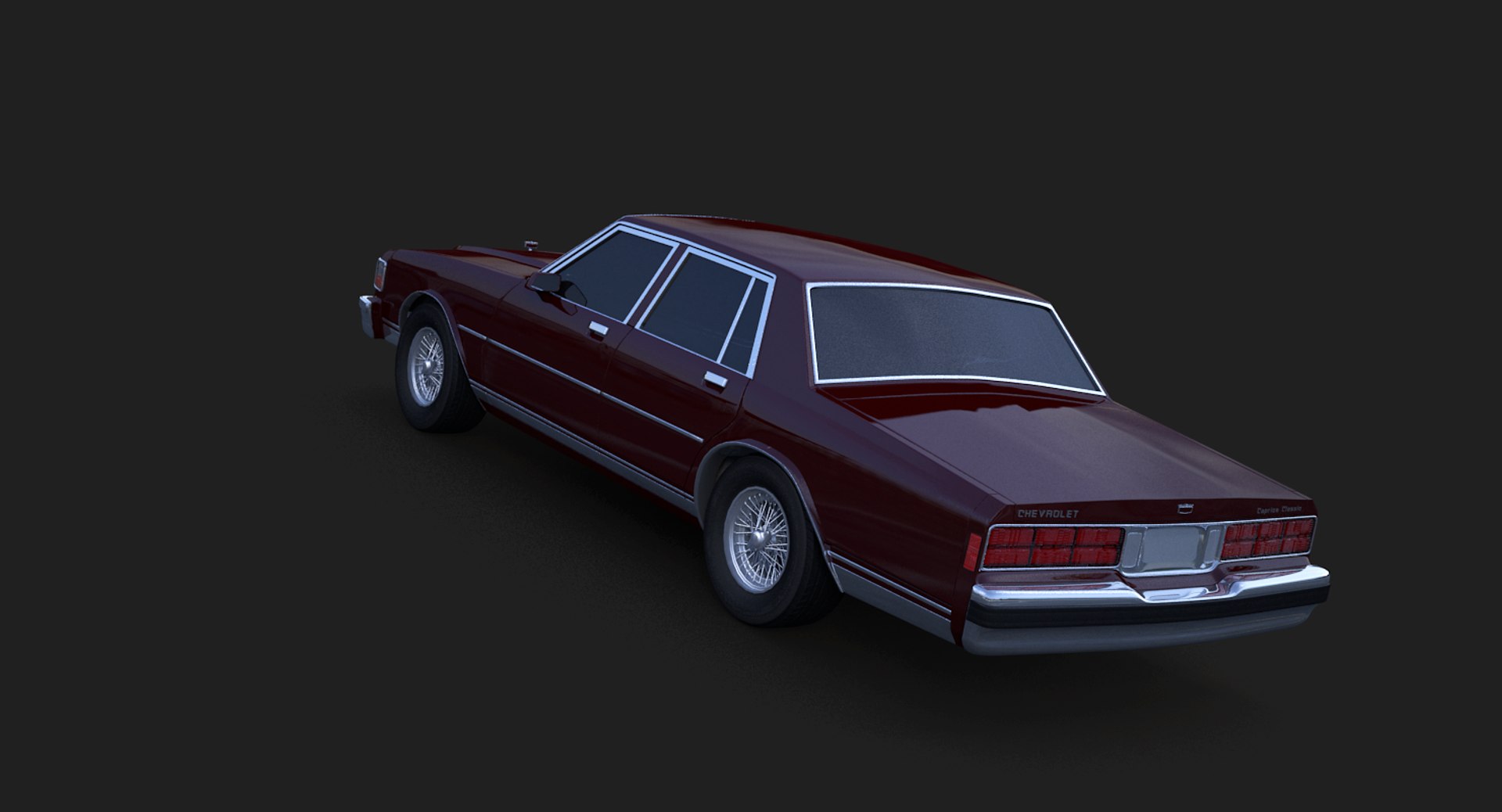 3D Model Chevy Caprice Chevrolet - TurboSquid 1420263