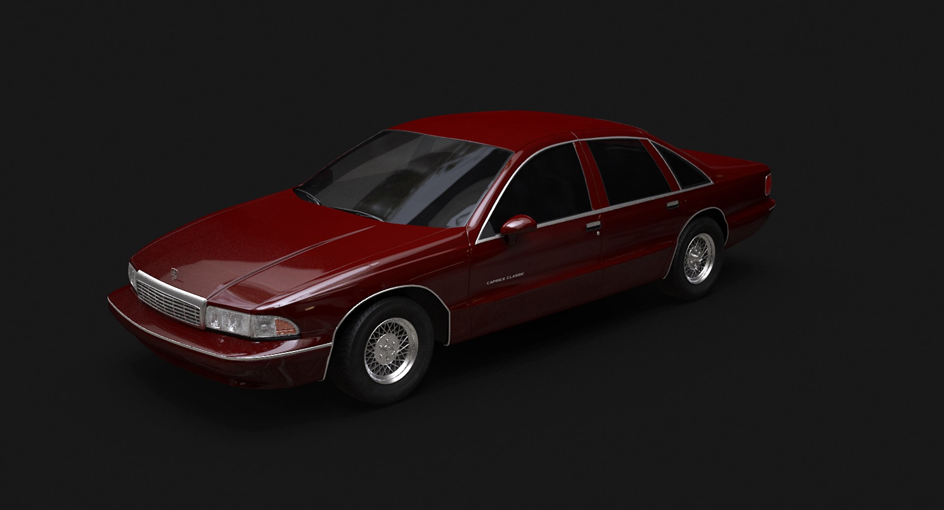 3D Model Chevy Caprice Chevrolet - TurboSquid 1420263