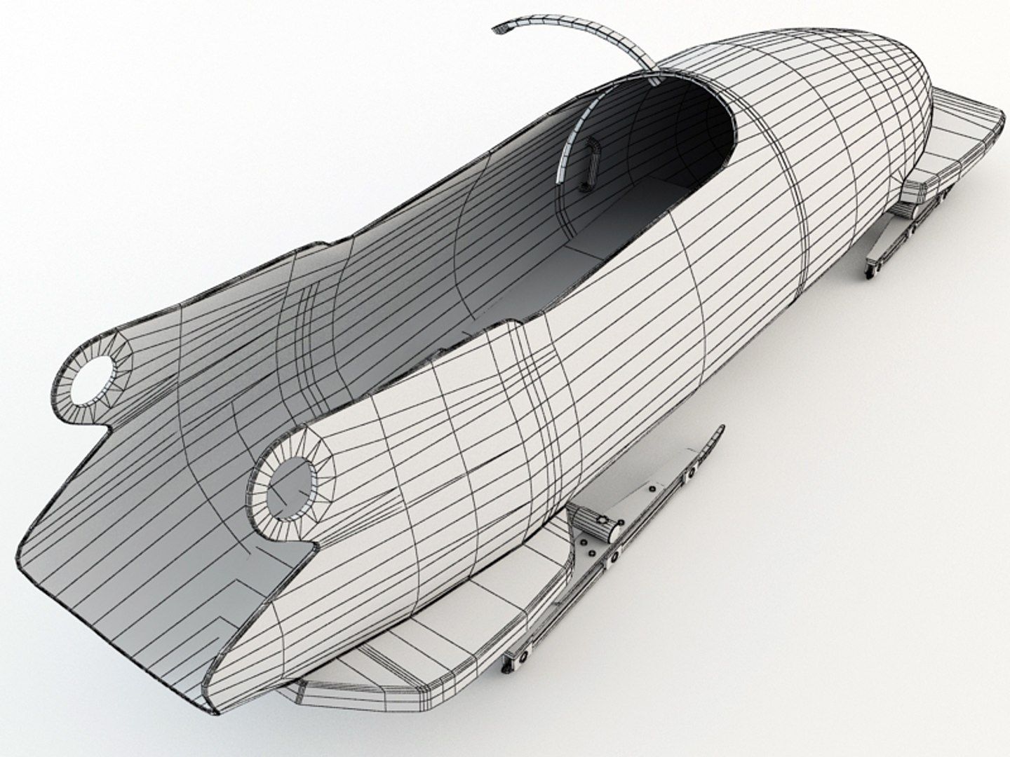 3d Model Bobsleigh Sled