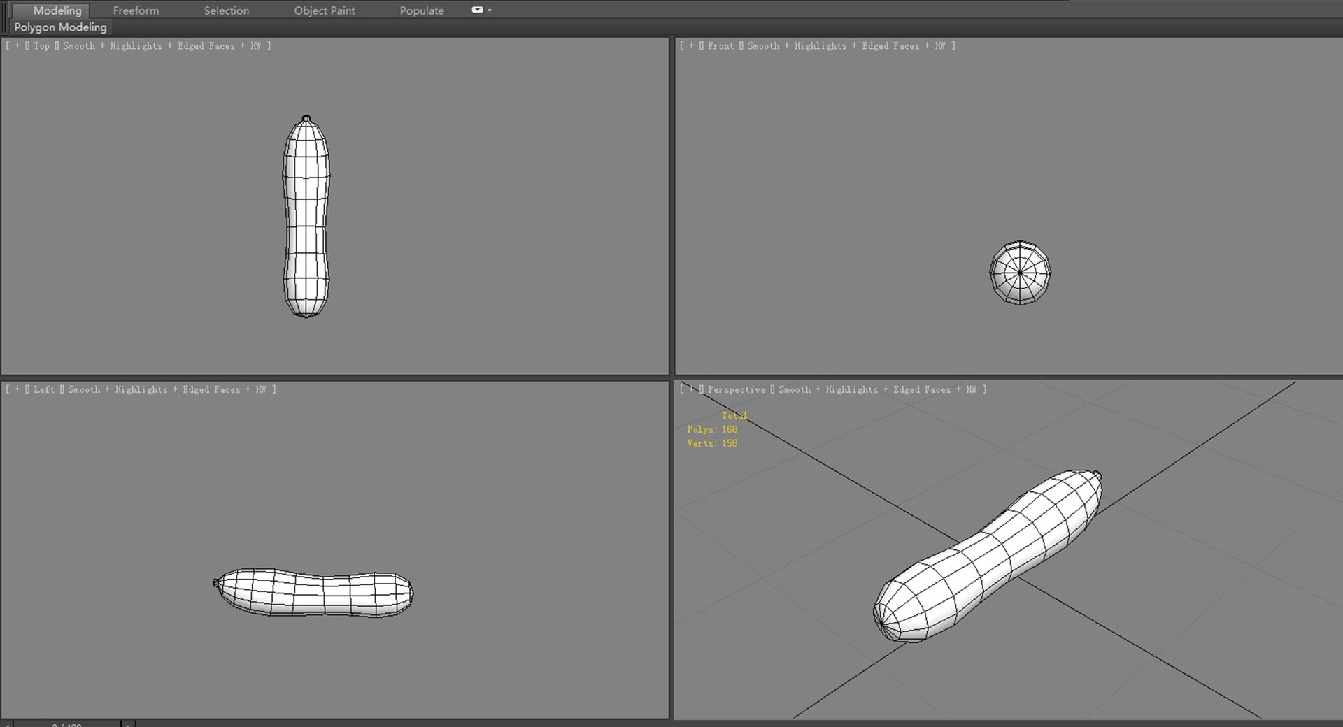 Cartoon Cucumber 3D Model - TurboSquid 1926426