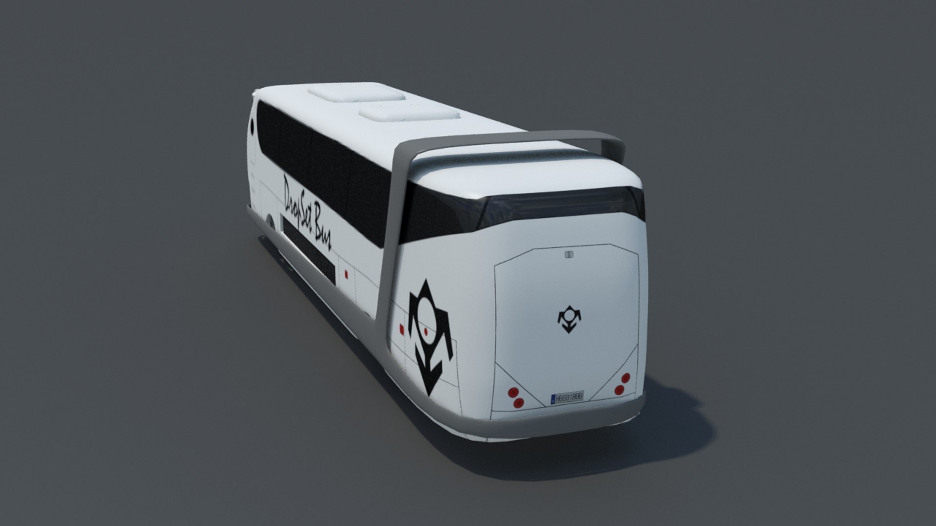 Modeled Bus 3d Model