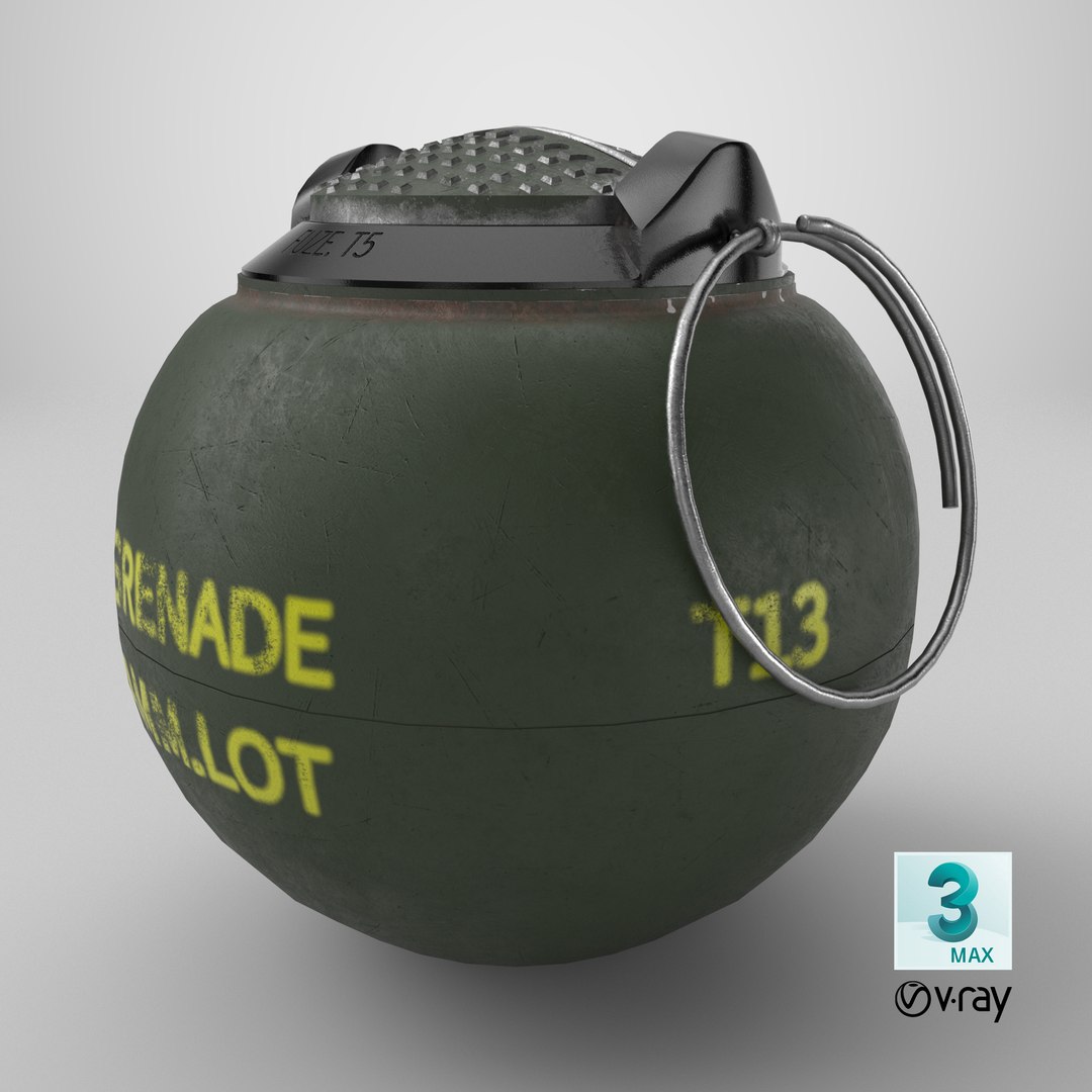 3D T13 Grenade - TurboSquid 2244511