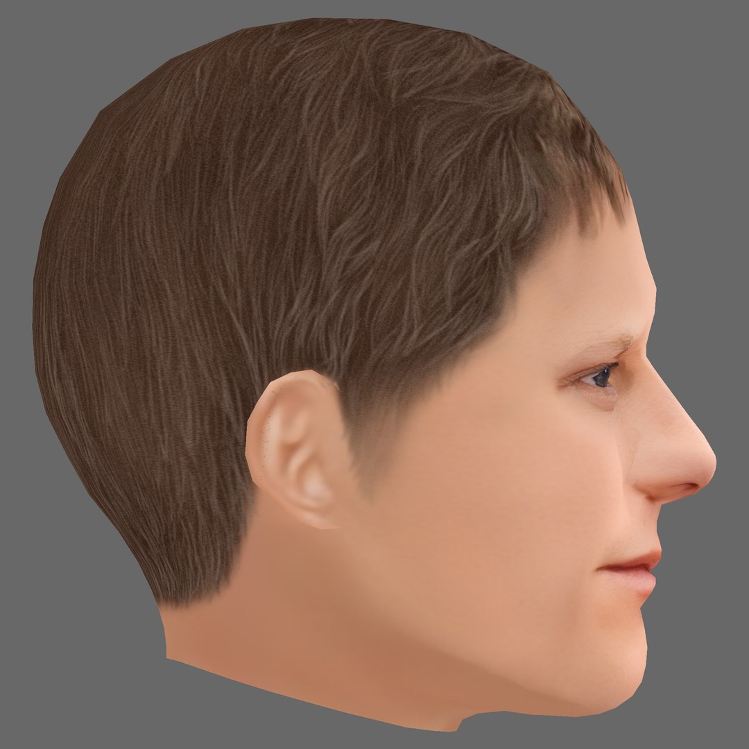 Lucas Hedges Head - Low Poly Head For Game Low-poly 3D Model ...