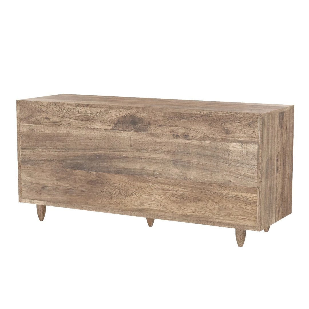 Diamond Double Chest Washed Walnut 3D - TurboSquid 2118821