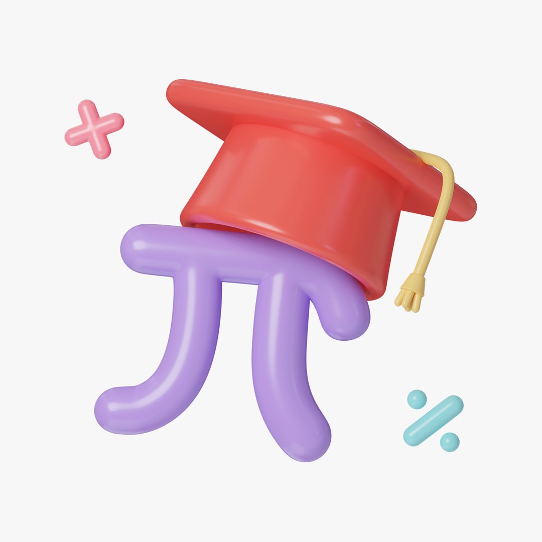 Math Education 3D Icon Illustration 3D Model - TurboSquid 2226730