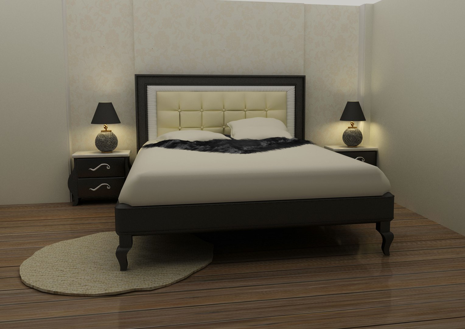 modern bed room max