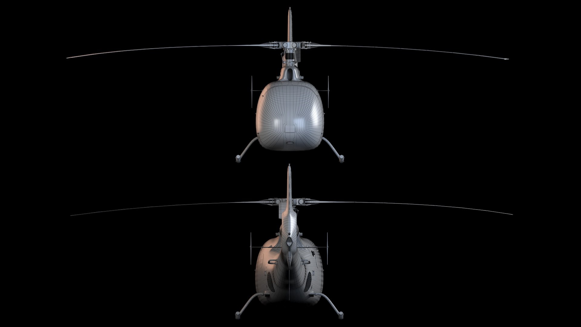 3D helicopter rotorcraft rotors model - TurboSquid 1653667