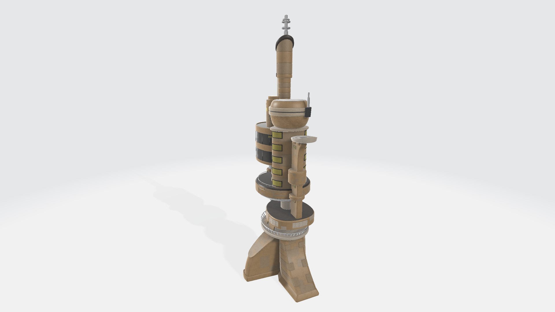 3D Cartoon Skyscraper - TurboSquid 2316507
