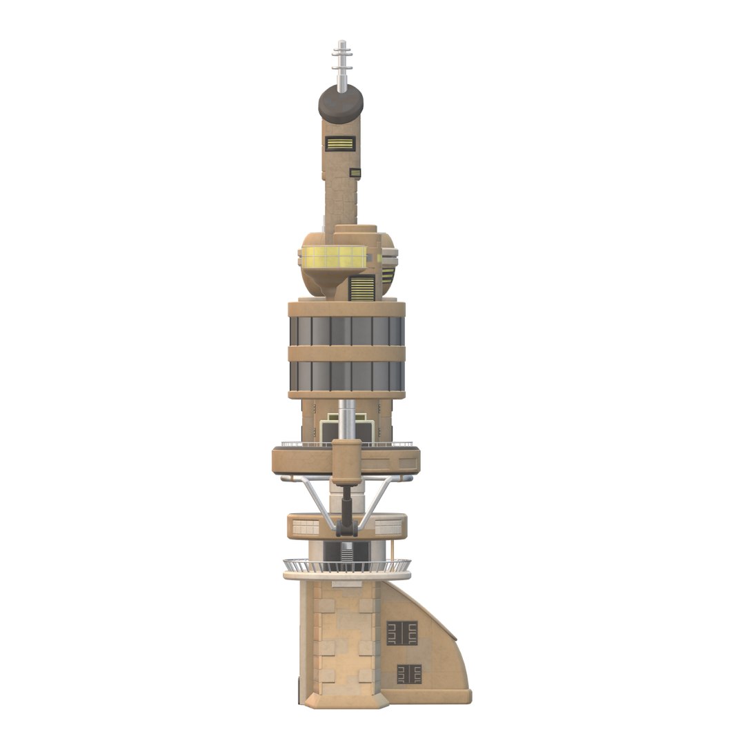 3D Cartoon Skyscraper - TurboSquid 2316507