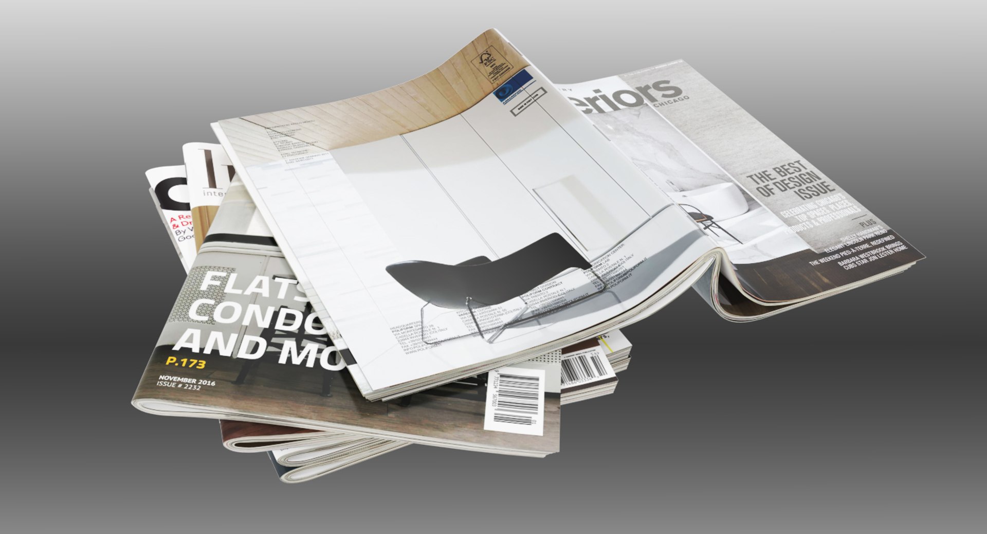 3D Realistic Photorealistic Magazines Open - TurboSquid 1321495