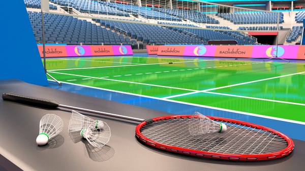 Badminton Stadium 3D model - TurboSquid 1731892