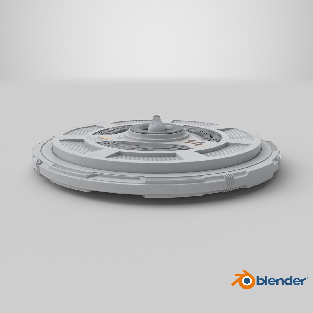 Station 14 Rotary Seal Hatch White 3D Model - TurboSquid 2447716