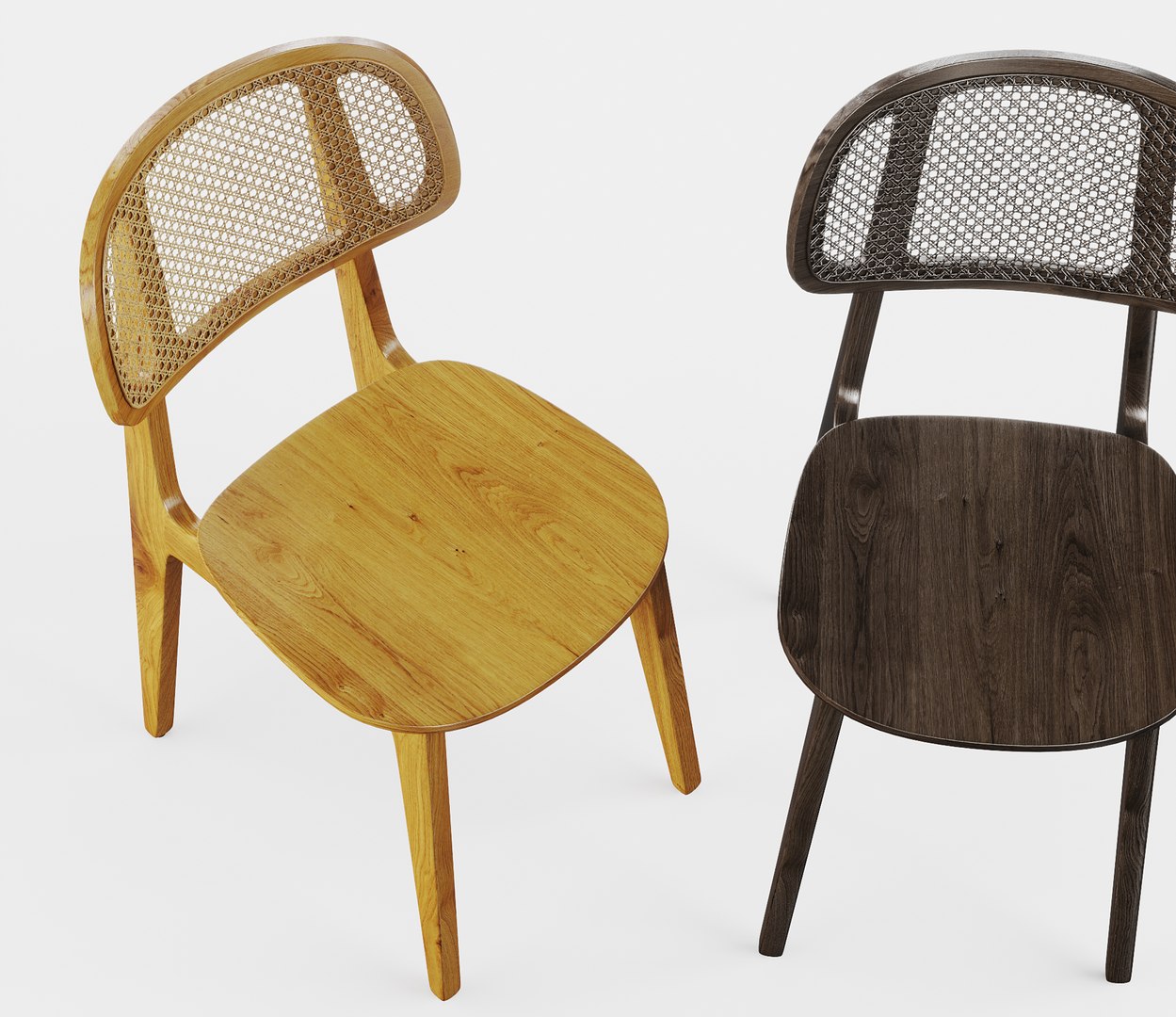 Moby Cane Dining And Side Chair Model - TurboSquid 1839488