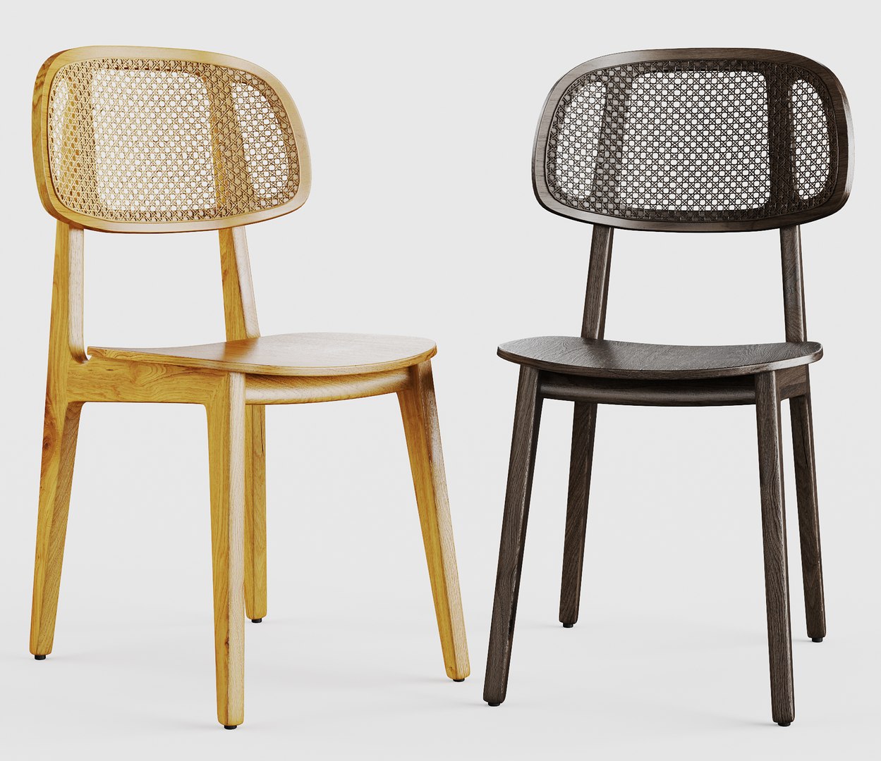 Moby Cane Dining and Side Chair model - TurboSquid 1839488