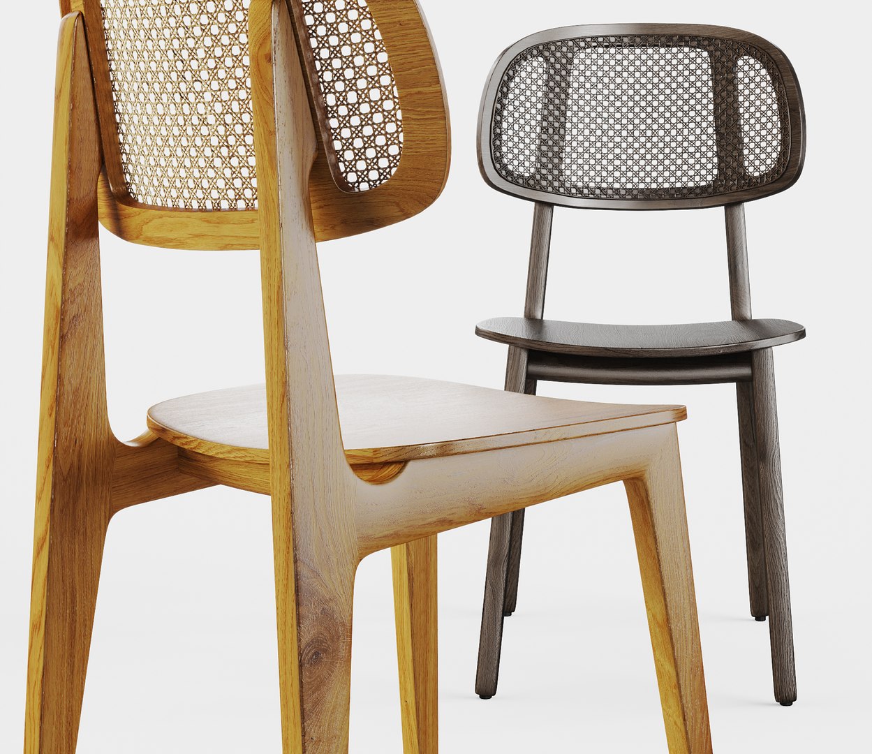 Moby Cane Dining And Side Chair Model - TurboSquid 1839488