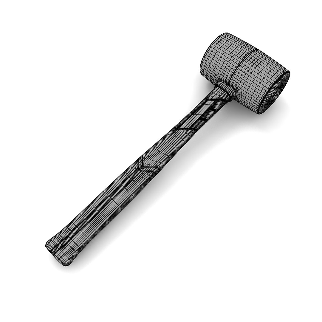 3D Rubber Mallet Model - TurboSquid 1268712