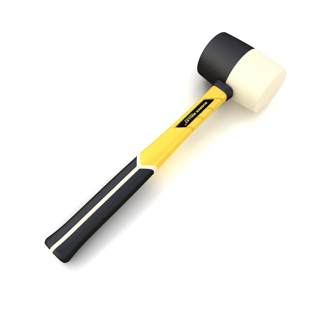 3D Rubber Mallet Model - TurboSquid 1268712