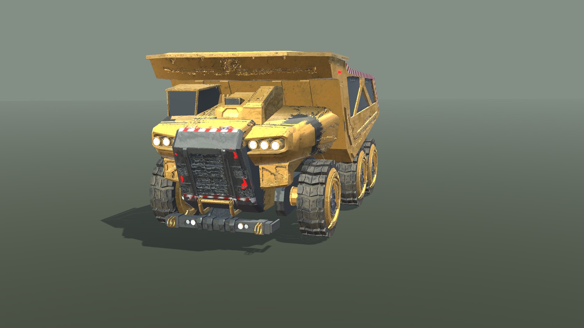 3D SCI FI Load Truck Model - TurboSquid 1866796