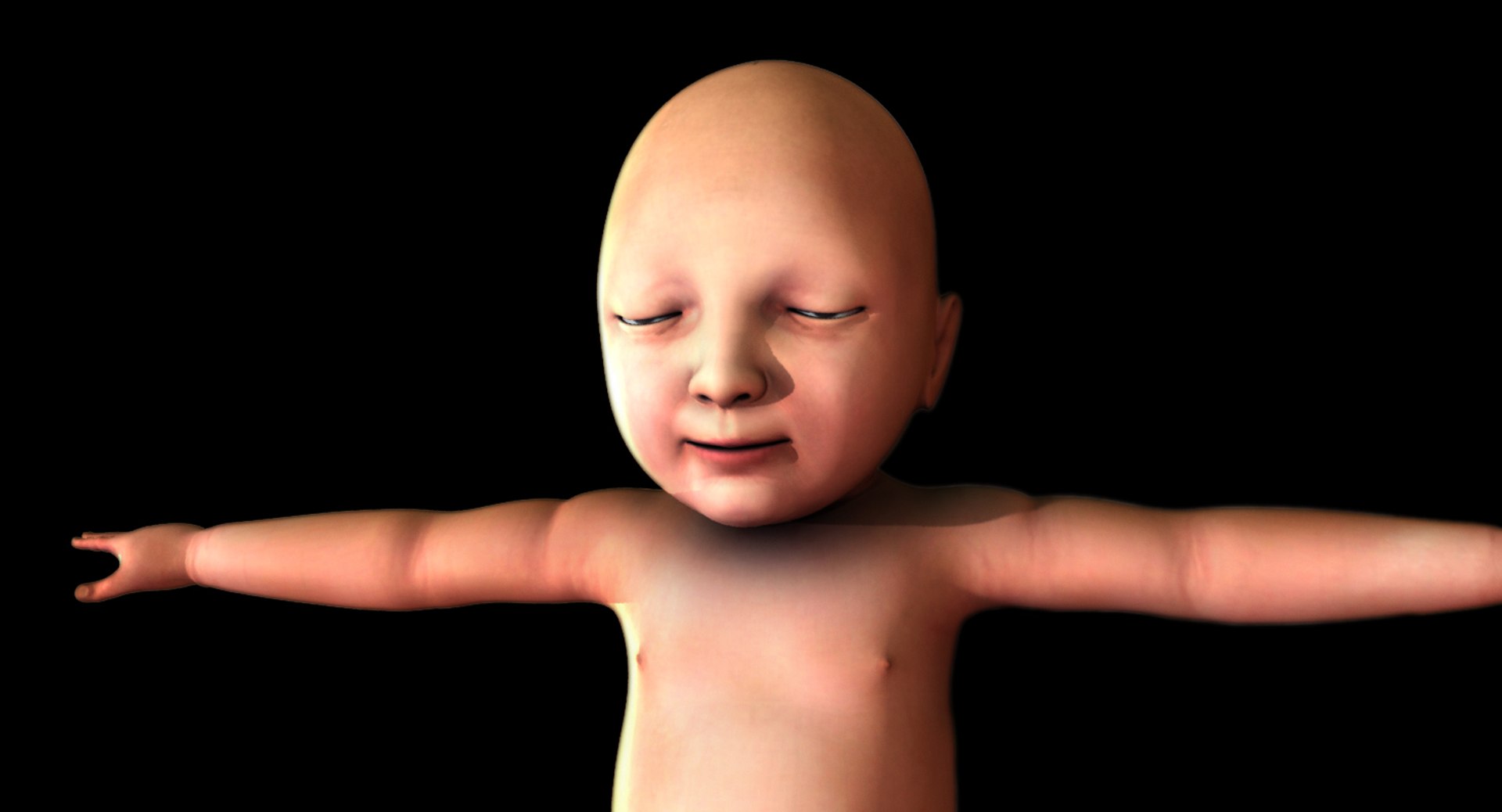 Born Baby 3D Model - TurboSquid 1438854