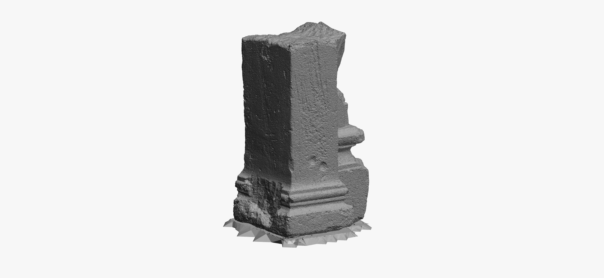 3D broken concrete element 02 - TurboSquid 1533471