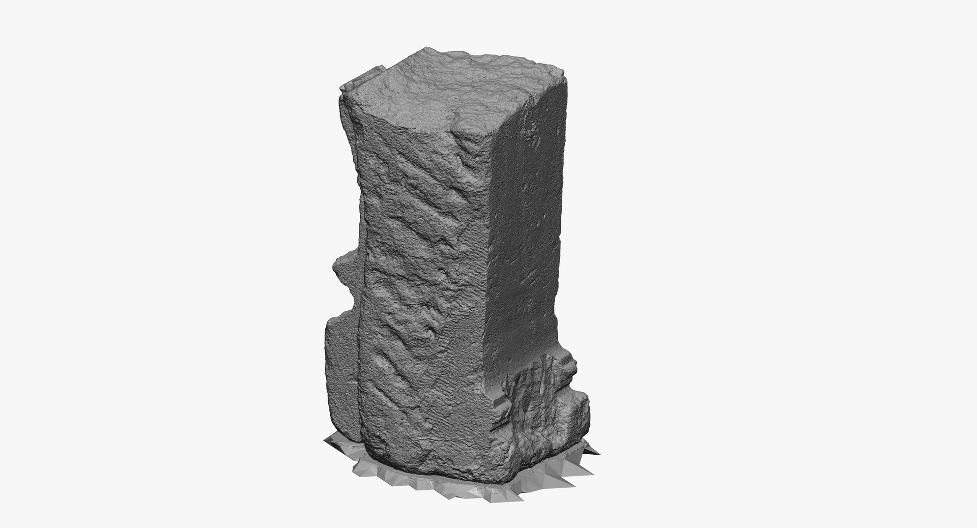 3D broken concrete element 02 - TurboSquid 1533471