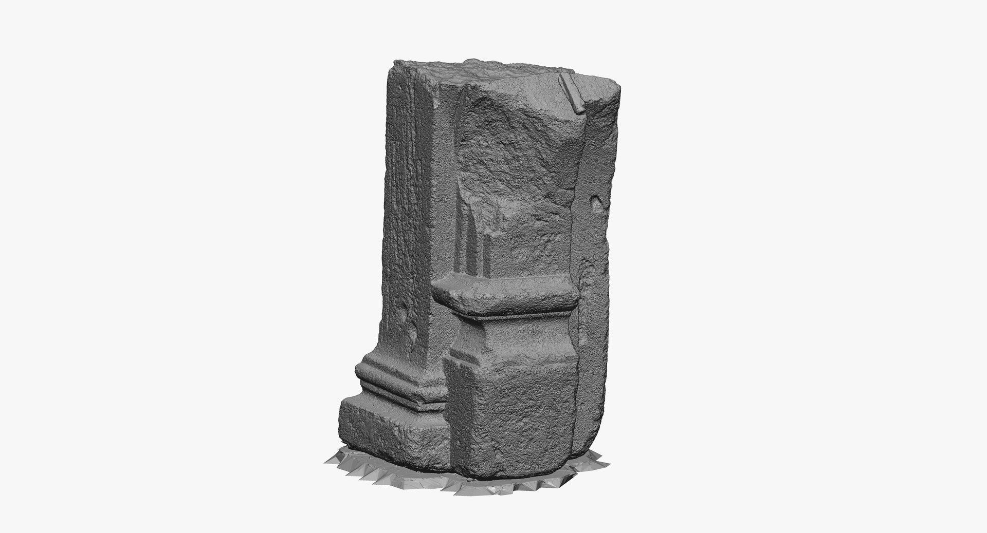 3D broken concrete element 02 - TurboSquid 1533471