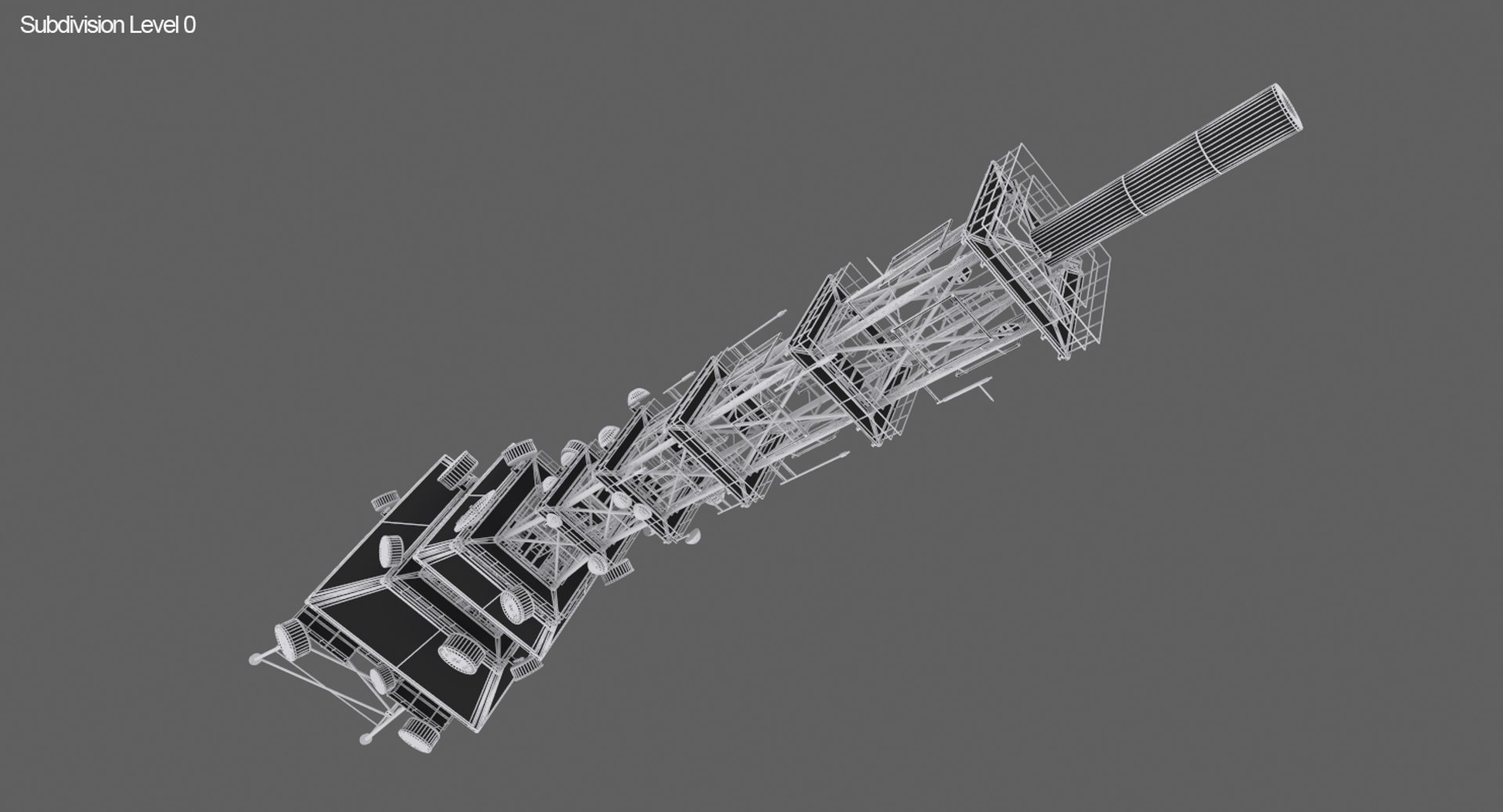 Communication Tower 3d Model
