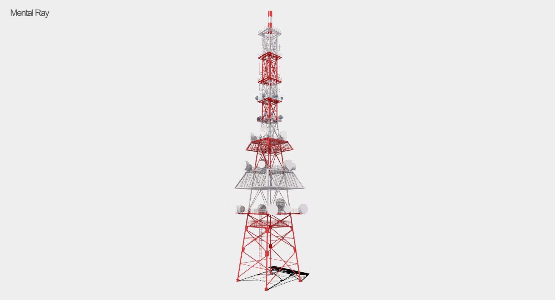 Communication Tower 3d Model