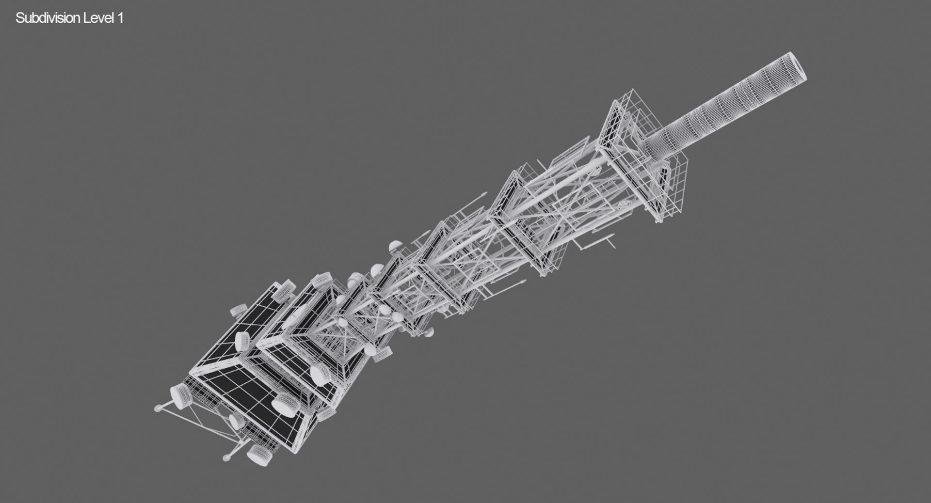 Communication Tower 3d Model