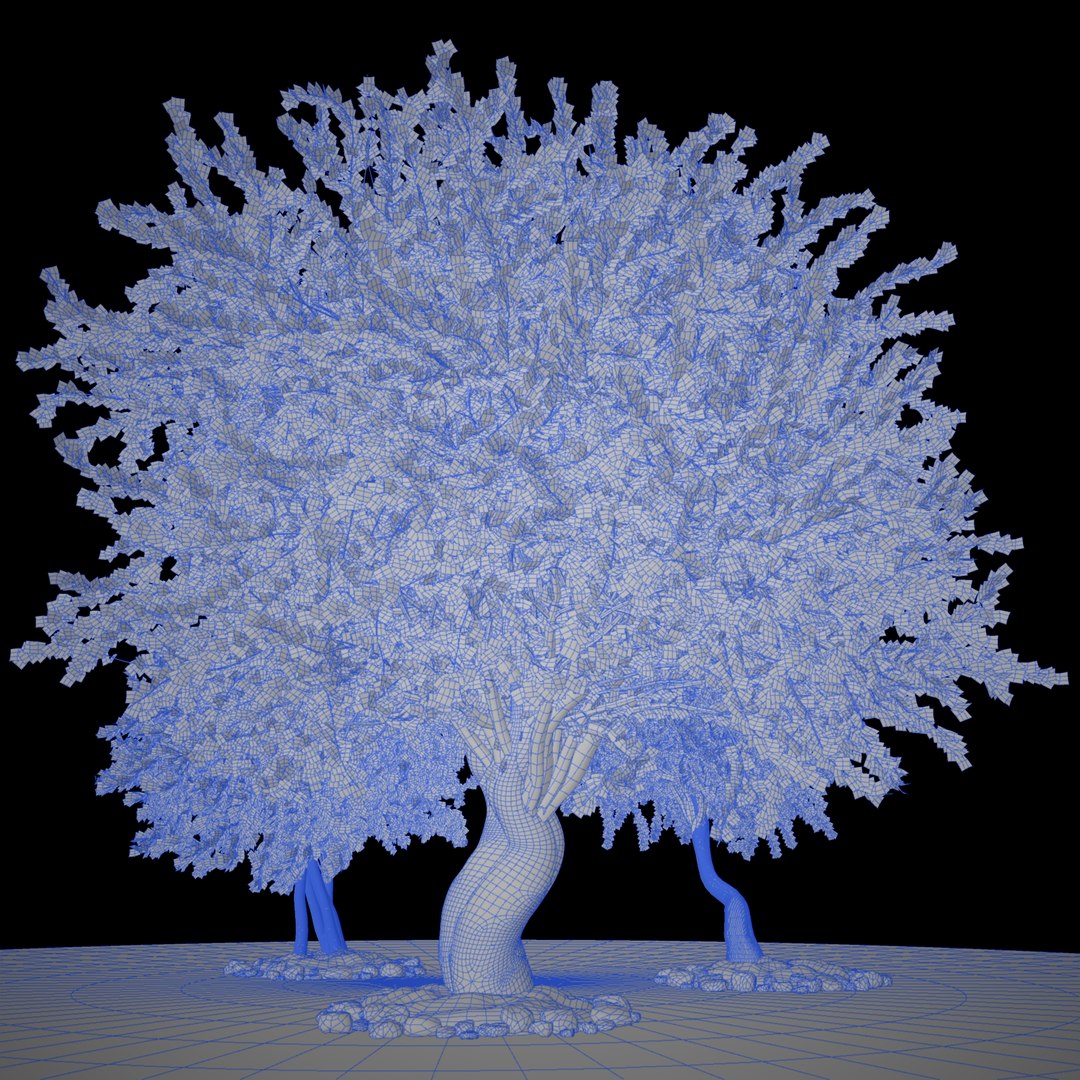 Max Olea Tree Realistic