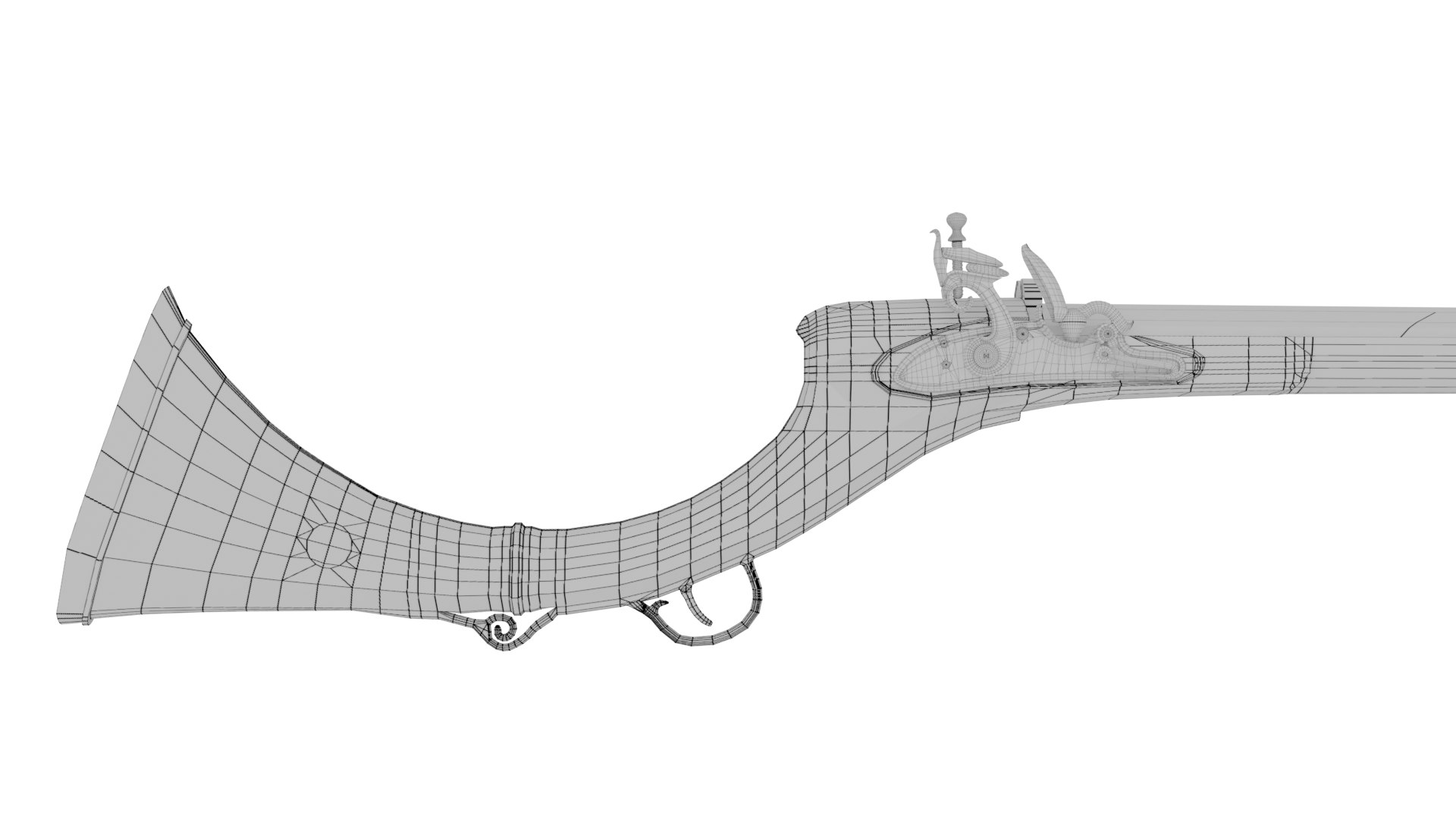 Sindh Flintlock 3D Model - TurboSquid 1634753