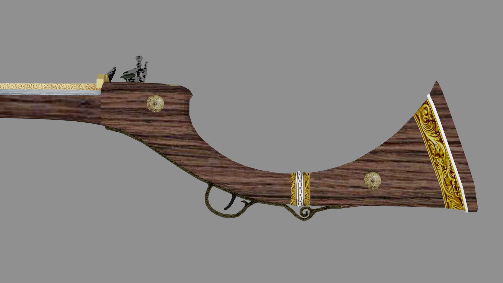 Sindh Flintlock 3D Model - TurboSquid 1634753