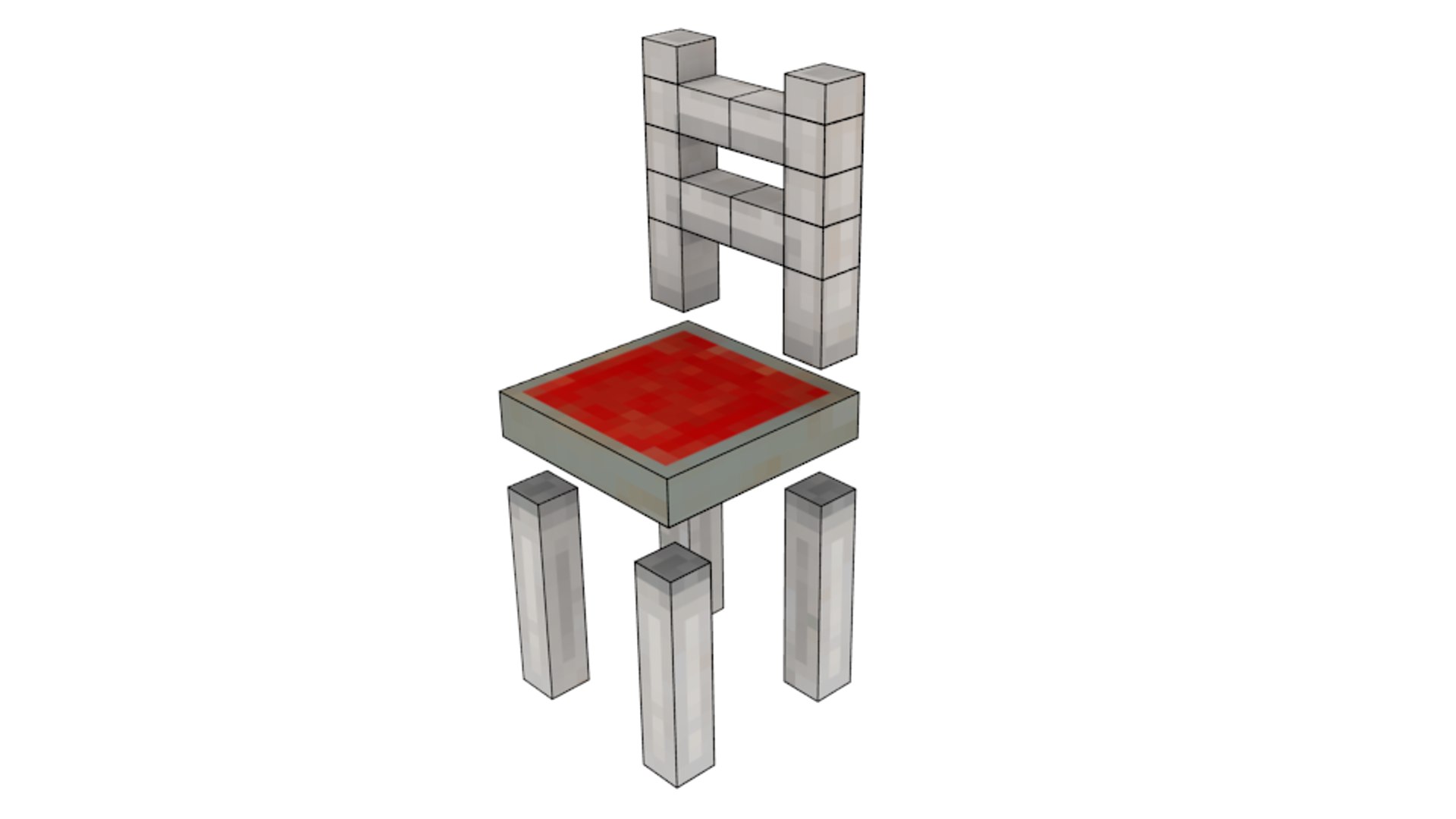 3d Model Minecraft Style Ready