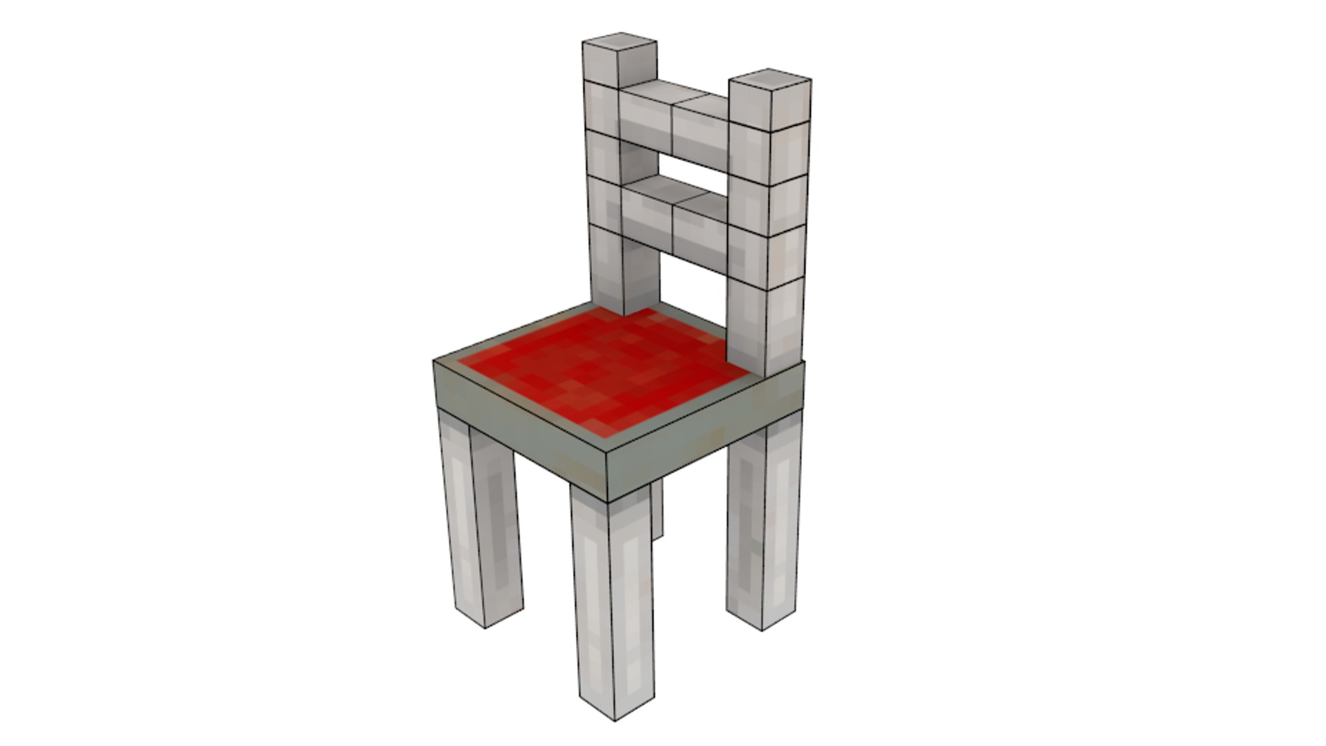 3d Model Minecraft Style Ready
