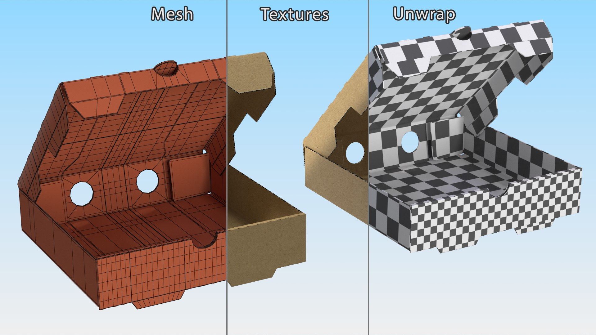 Pizza Takeout Box 3D Model - TurboSquid 2388719