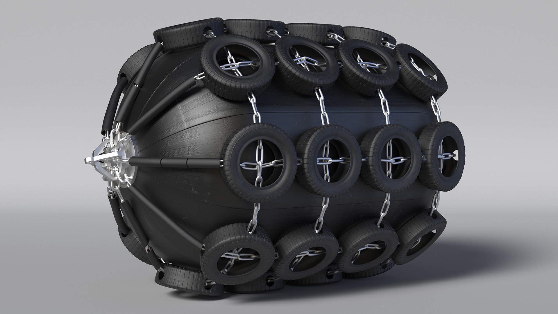 Pneumatic Ship Fender 3D Model - TurboSquid 2211835