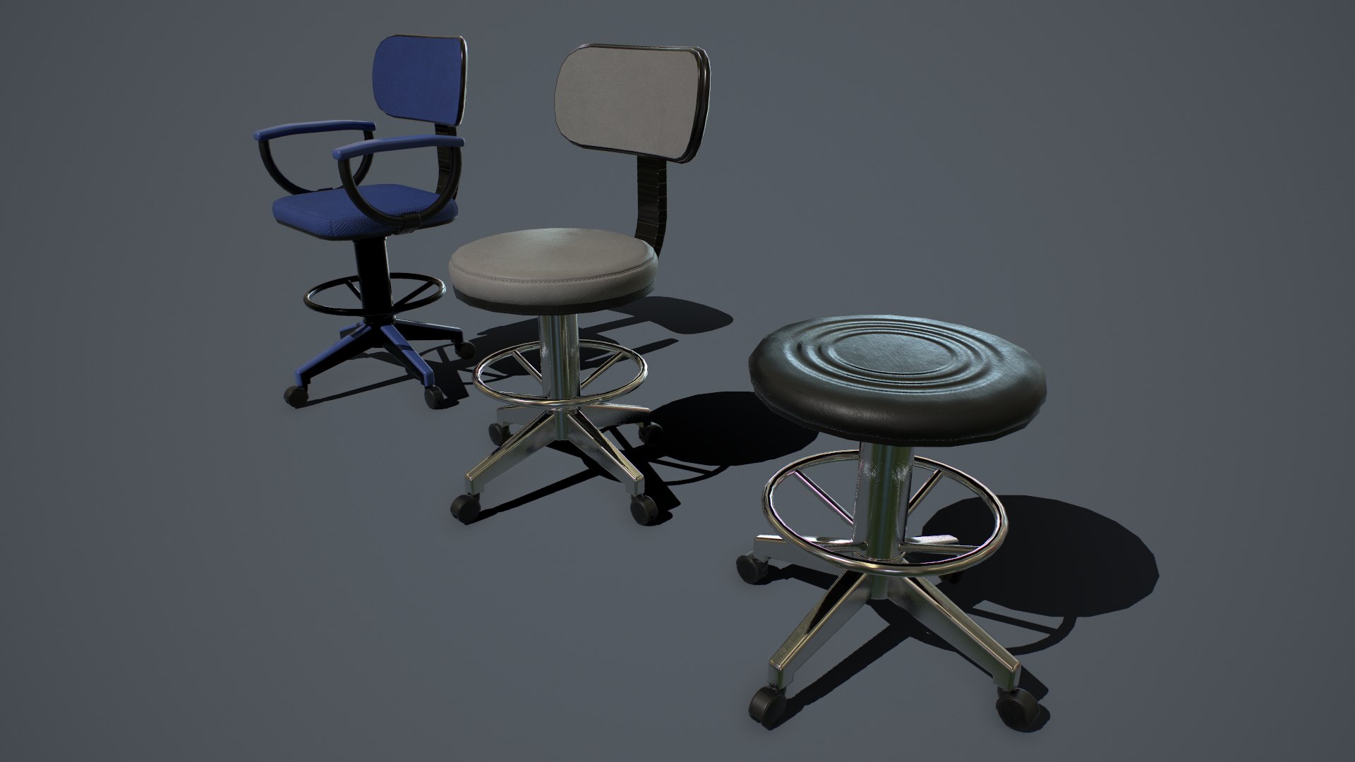 3D Pbr Computer Chair - TurboSquid 1556137