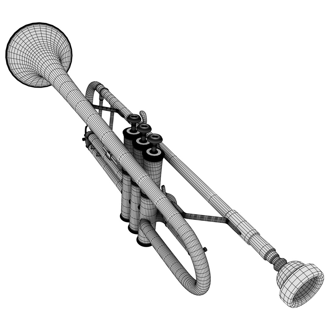 Trumpet 3D Model - TurboSquid 1297775