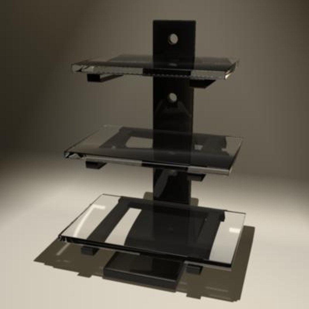 3d model component shelf entertainment center
