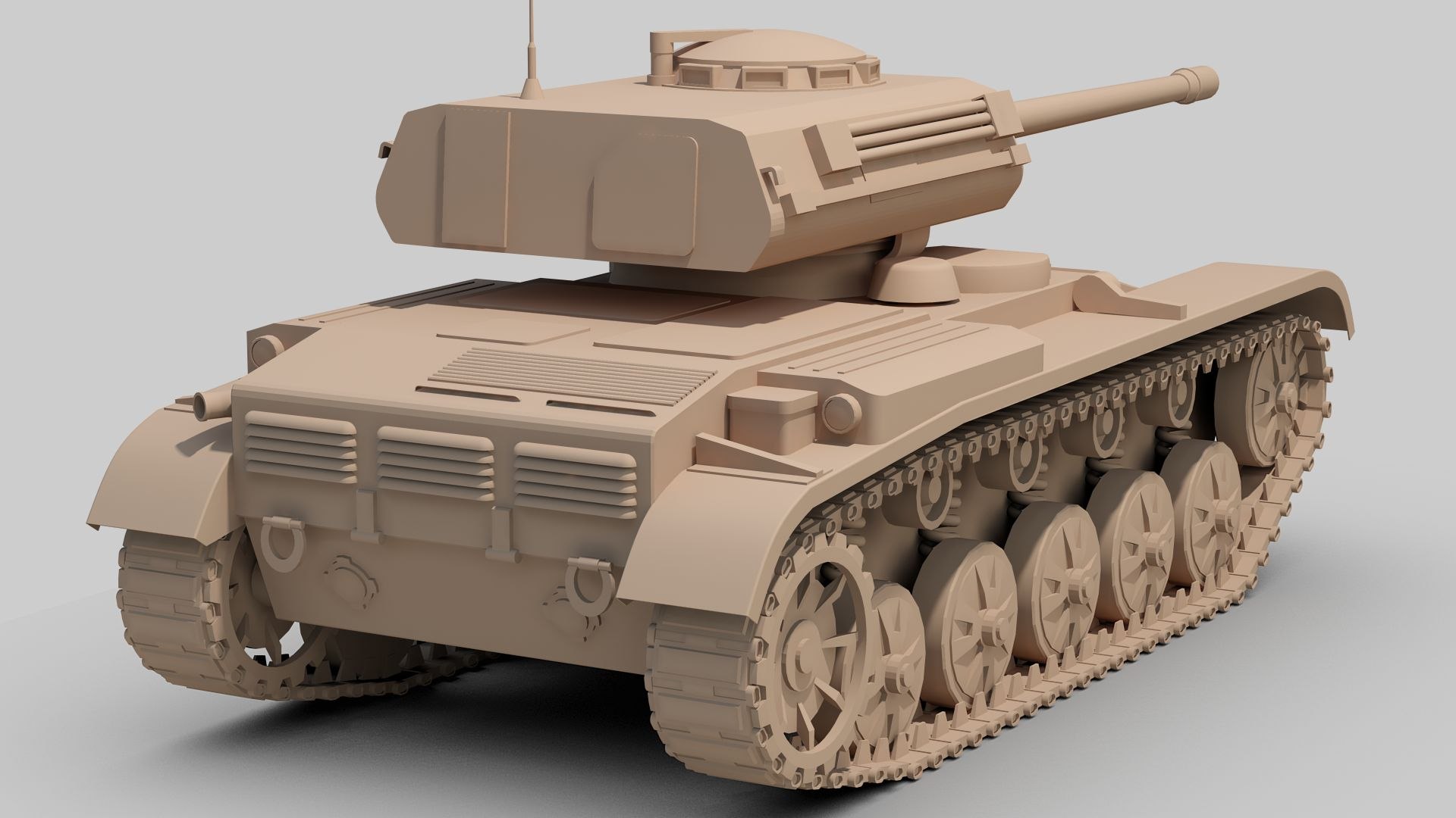 3D Model ELC Even 90 Tank - TurboSquid 1839366