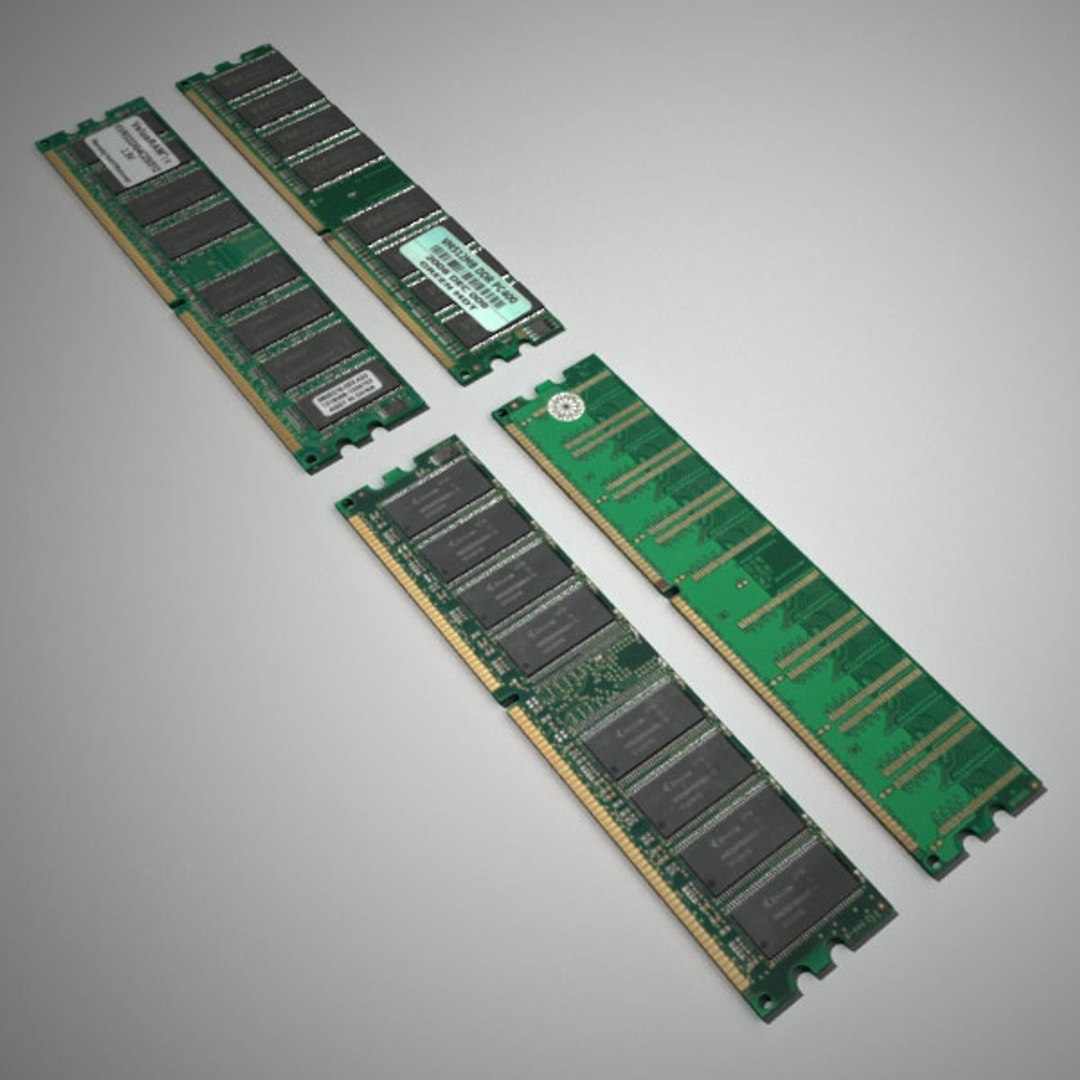 memory sticks computer 3d 3ds