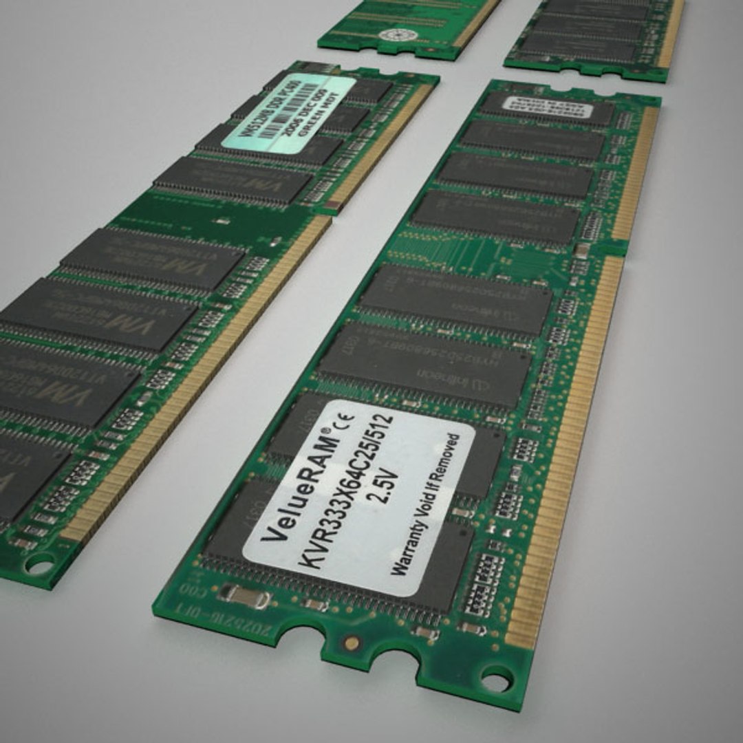 memory sticks computer 3d 3ds