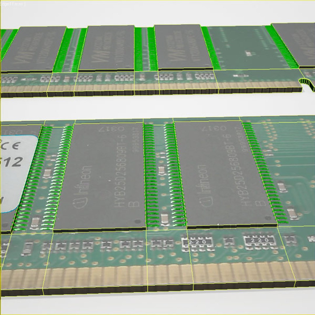 memory sticks computer 3d 3ds