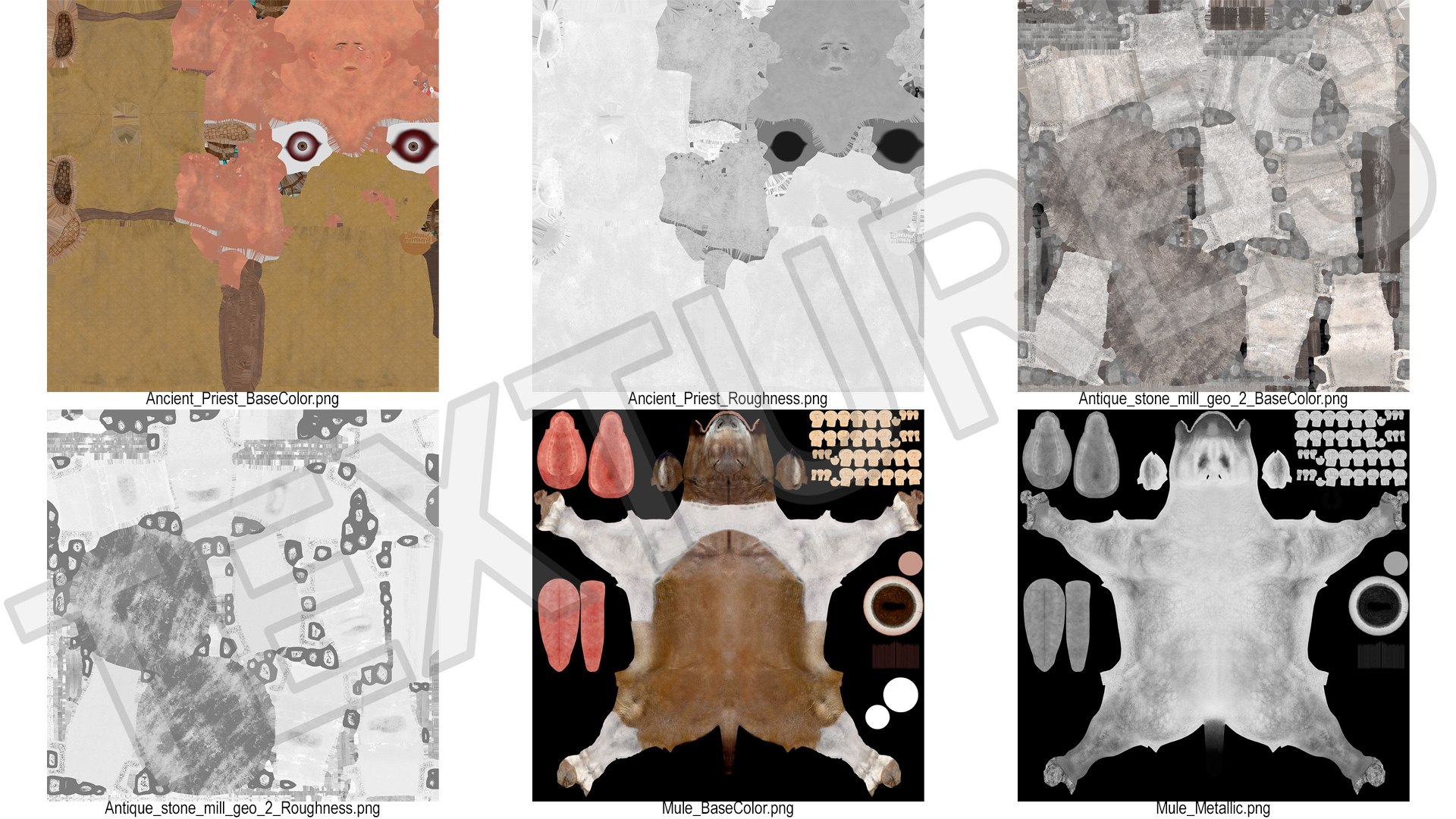 3D Village Priest Mule Powered Mill Stone Model - TurboSquid 2325214