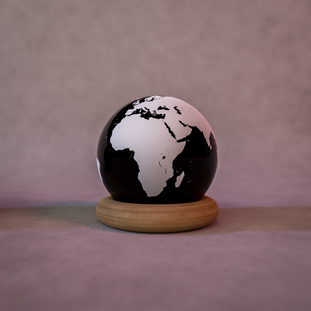 The Globe Model - TurboSquid 1962872