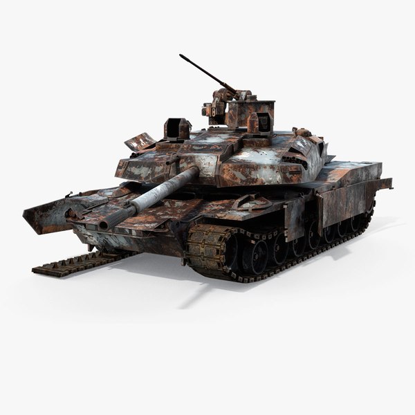 modelo 3d Tanque AbramsX Destruido Low-poly - TurboSquid 1984253