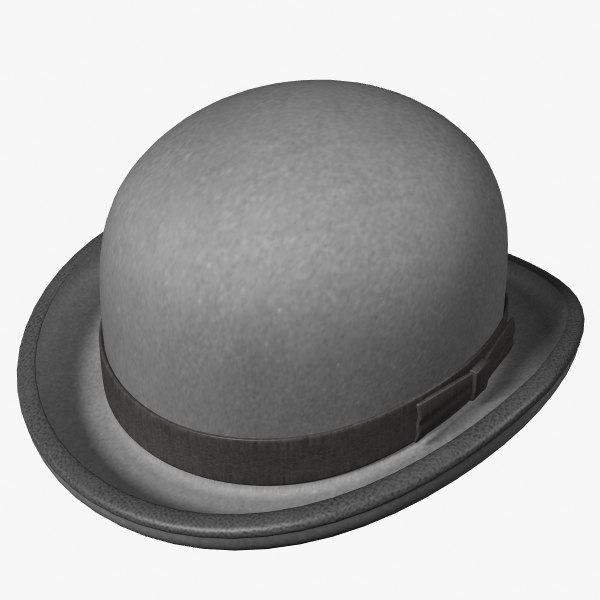 Bowler Hat 3D Models for Download | TurboSquid