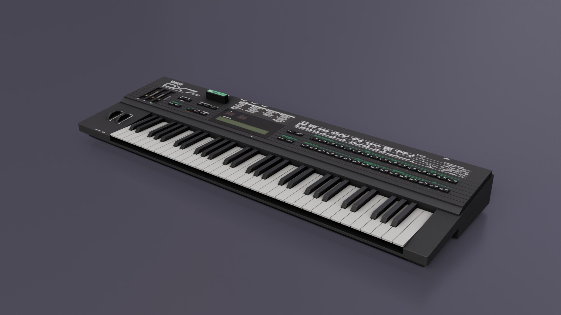 Yamaha DX7 3D Model - TurboSquid 2387546